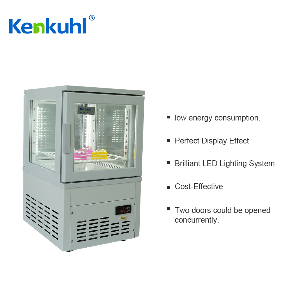 Commercial efficient cooling display counter top cooler for cakes - Kenkuhl