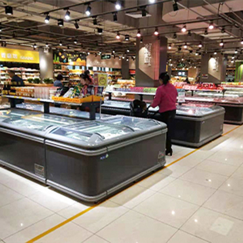 Cases Of Self Contained Island Freezer - Kenkuhl